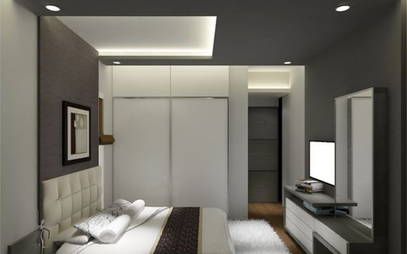 Desain dan Model Plafon Kamar Tidur 3 x 3 Meter‎ - Pintu Kamar Mandi