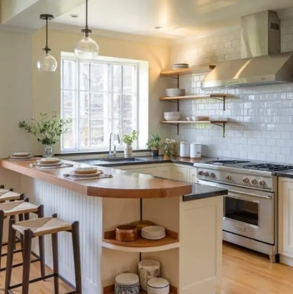 5 Ide Desain Dapur Mini Bar Cantik & Pilihan Kursi Cantik Estetik ...