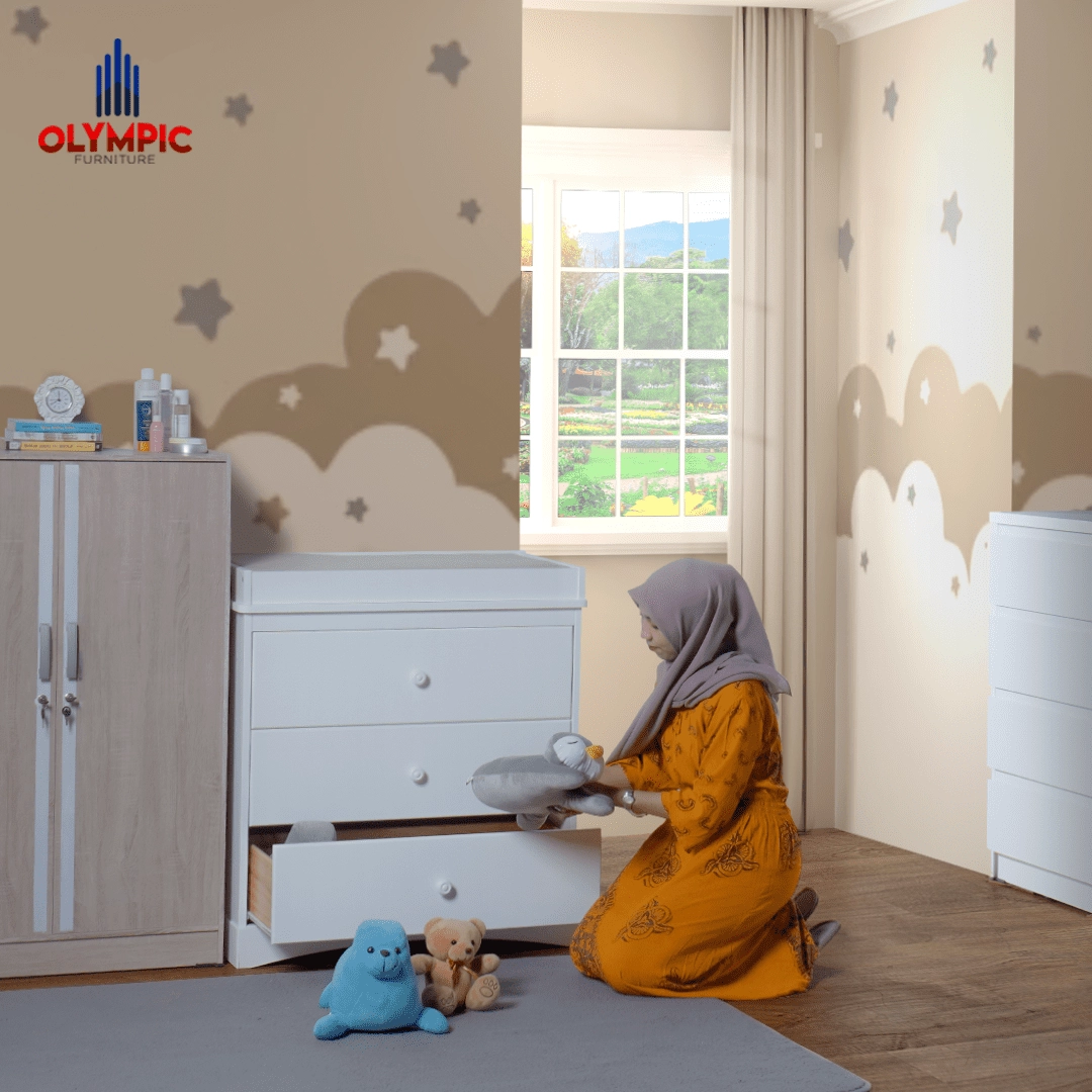 Baby Tafel - Meja Laci Penyimpanan - Meja Ganti Bayi